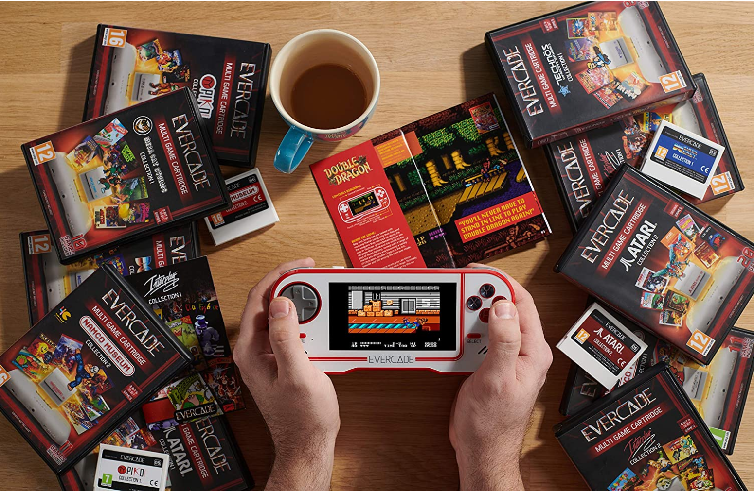 Evercade Blaze - Retro Handheld mit Cartridges