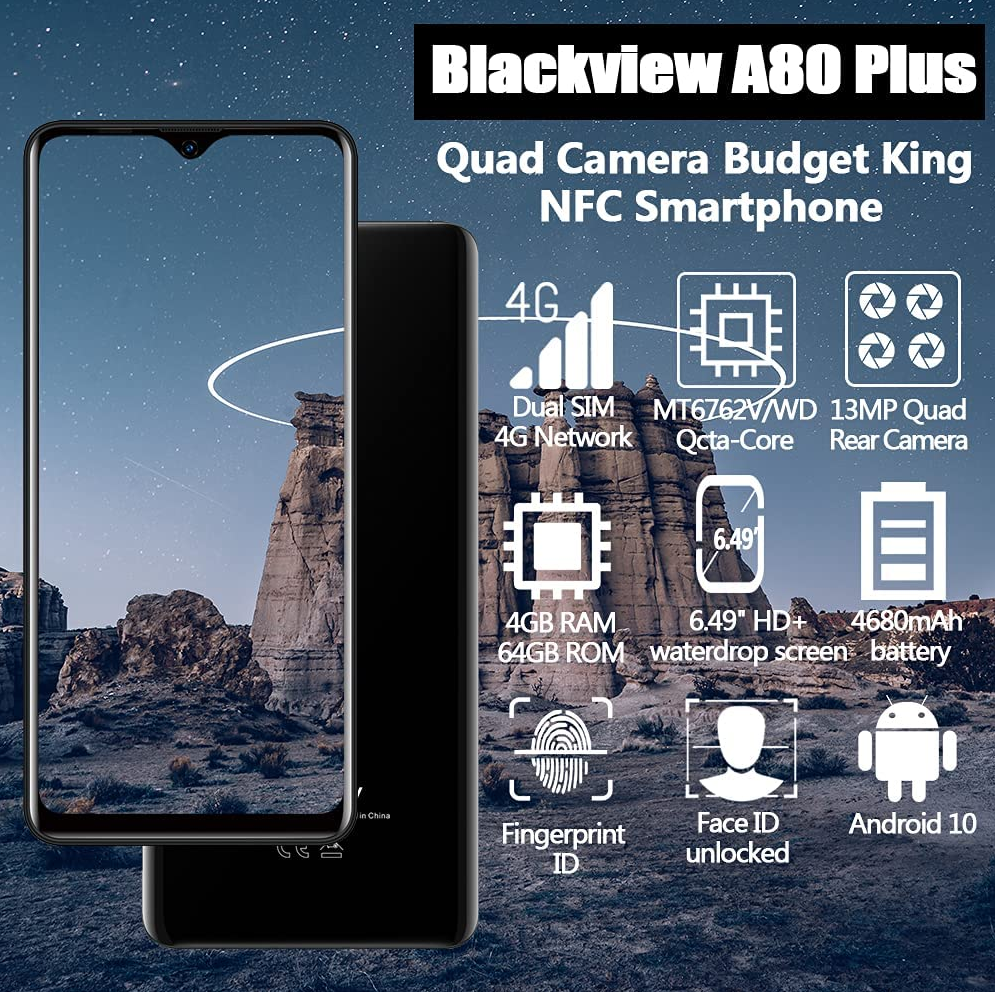 Blackview A80 Plus - Günstiges Einsteiger-Smartphone
