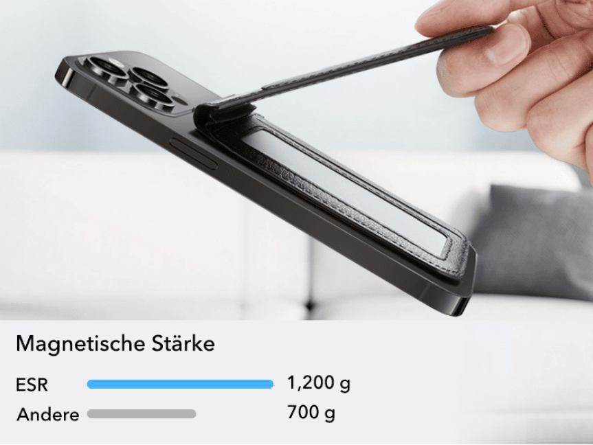 ESR HaloLock MagSafe Wallet - Kartenportemonnaie direkt am Smartphone ...