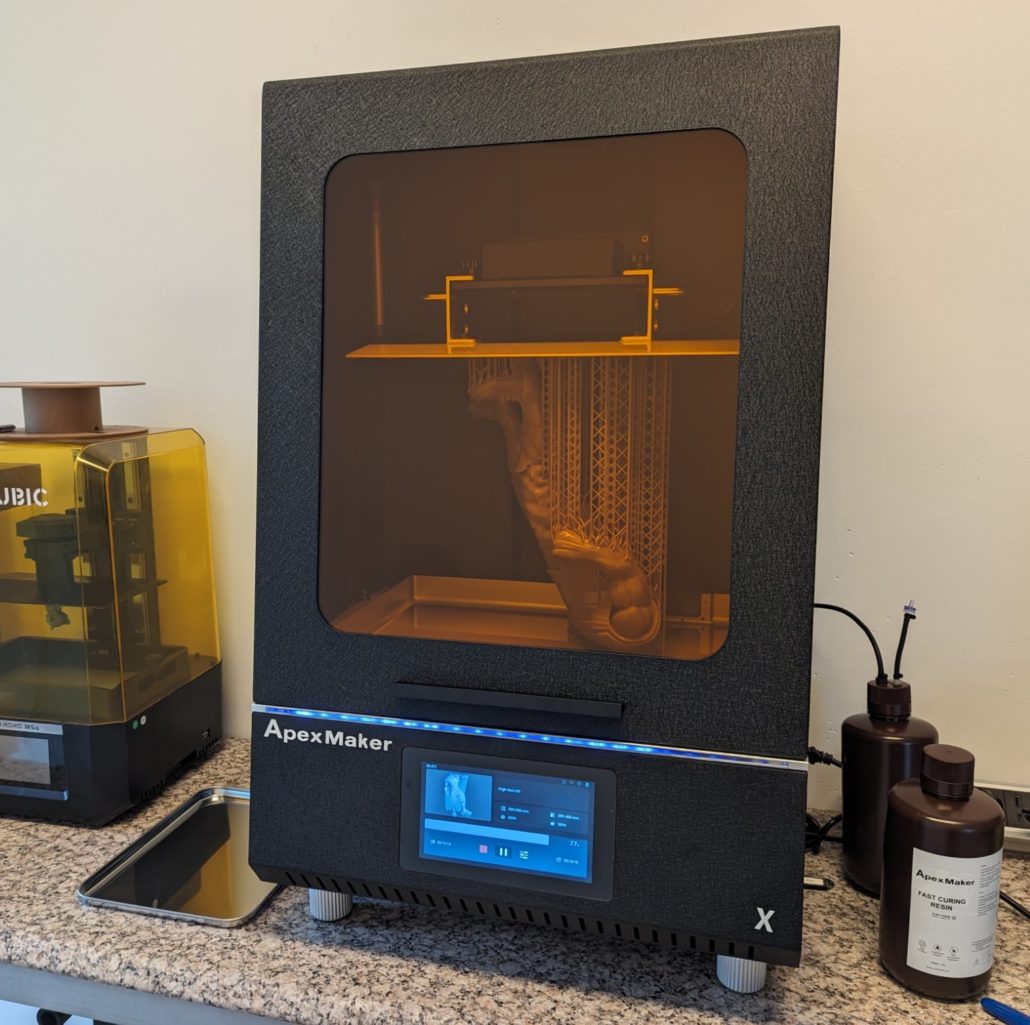 Apex-maker X1 - Monsterdruckfläche für riesige Resin Modelle