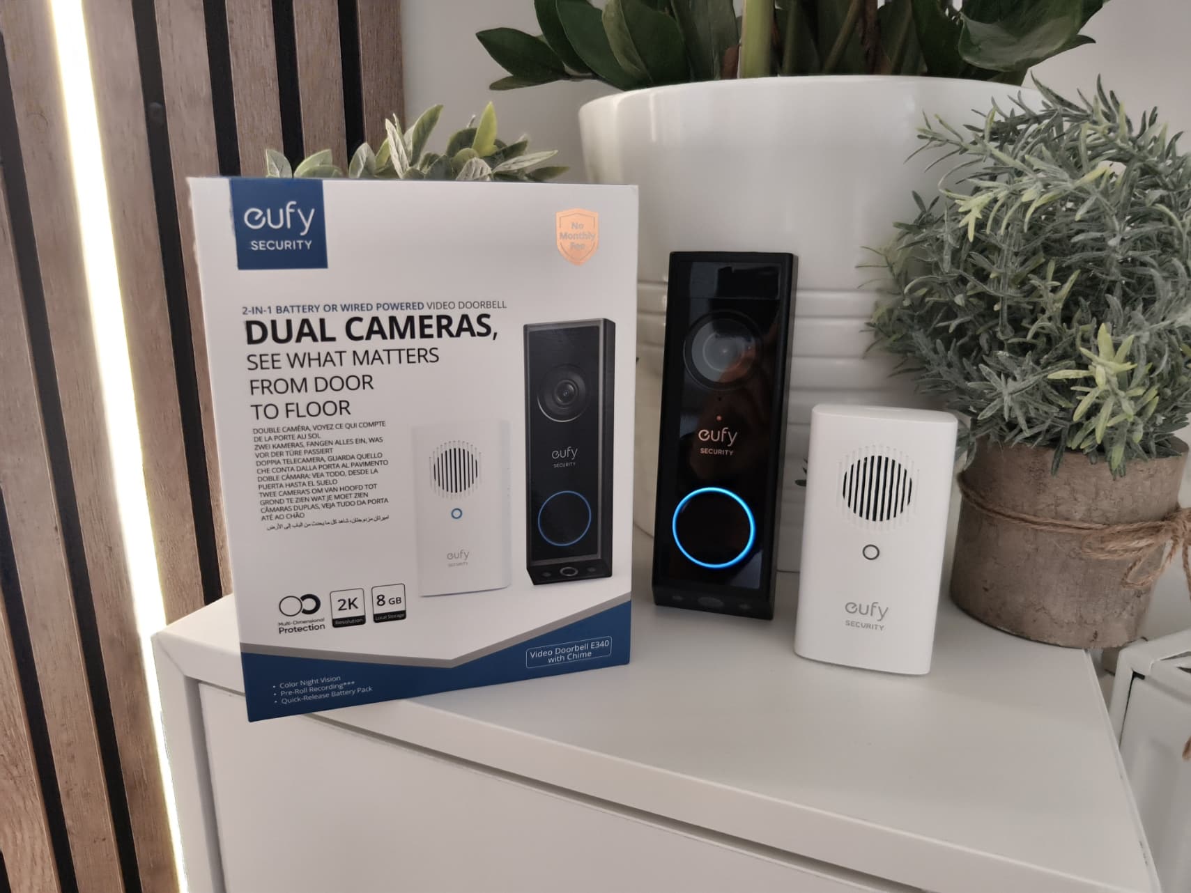 eufy Video Doorbell E340 - Dual Kamera, farbige Nachtsicht ...