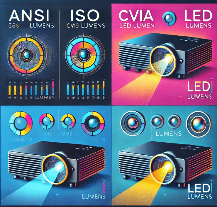 ANSI-, ISO-, CVIA-, LED-Lumen – Bitte was? Erklärung & Ratgeber für den nächsten Beamerkauf