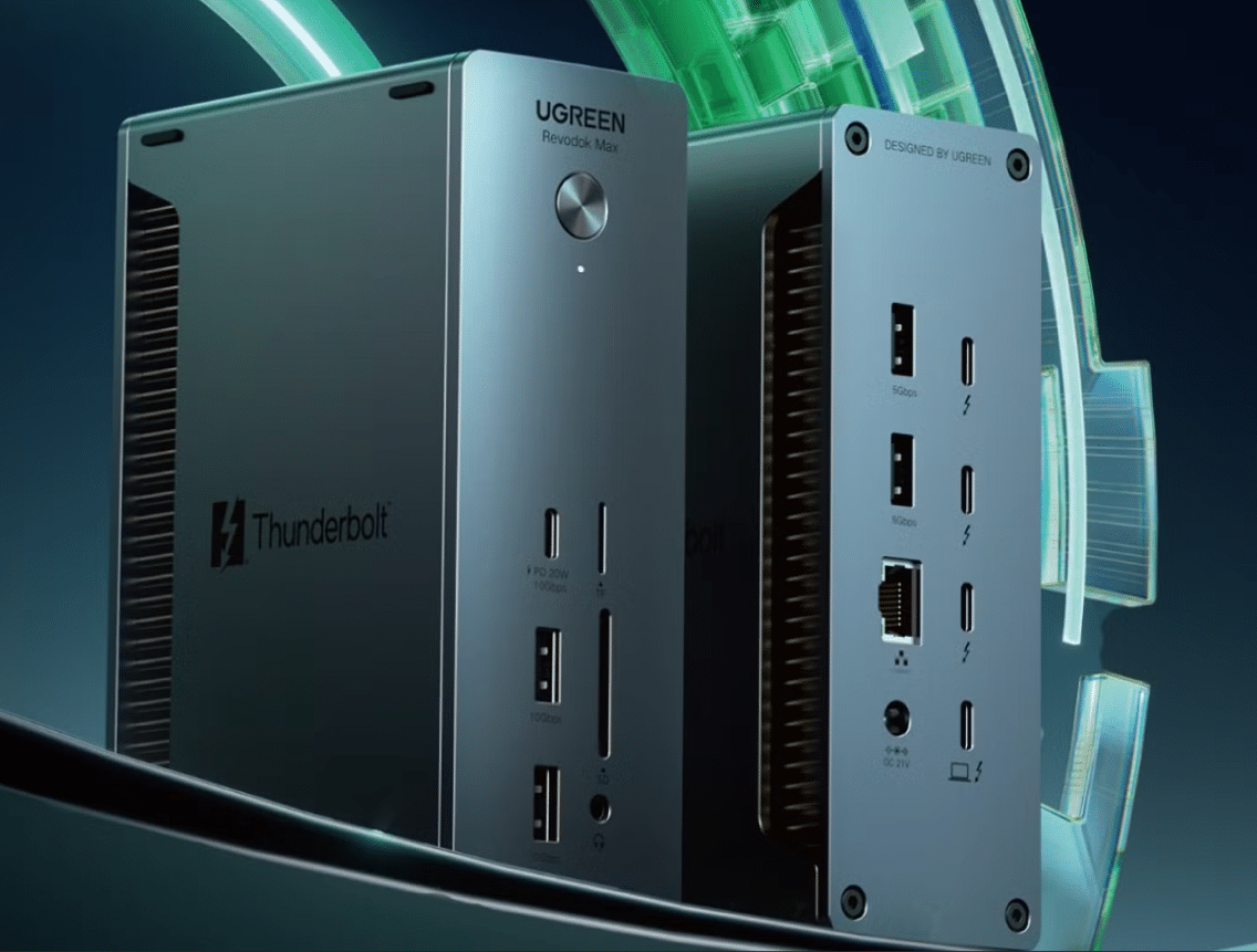 Ugreen Revodok Max 2131: Thunderbolt-5-Dockingstation auf der CES 2025 vorgestellt